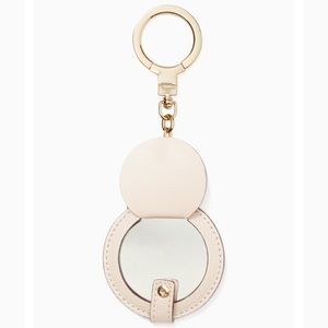 kate spade | Accessories | Nwt Kate Spade Compact Mirror Keyfob In Rose ...